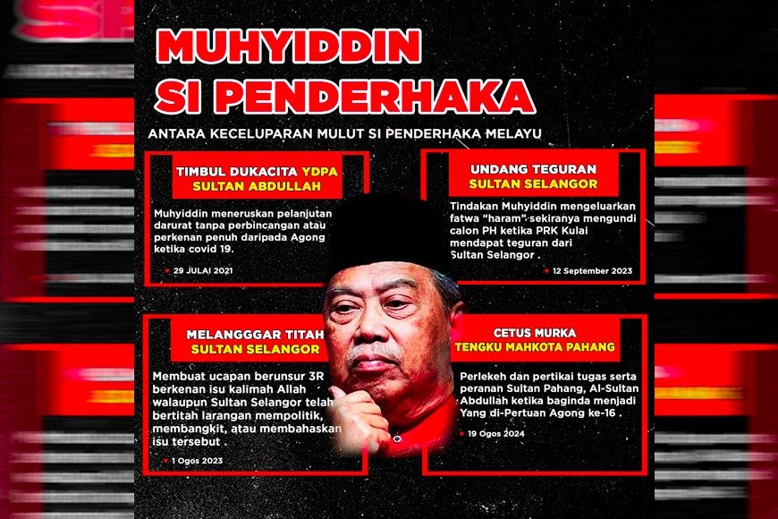 Muhyiddin Derhaka Selamanya - Pahangku Media