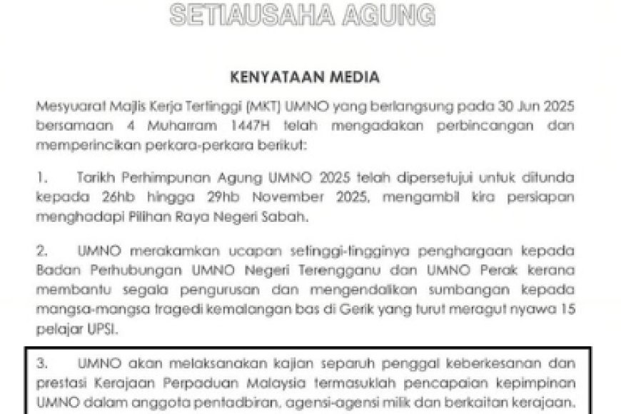“Umpama Sebuah Syarikat, Rakan Kongsi Perlu Melihat Untung Rugi ...